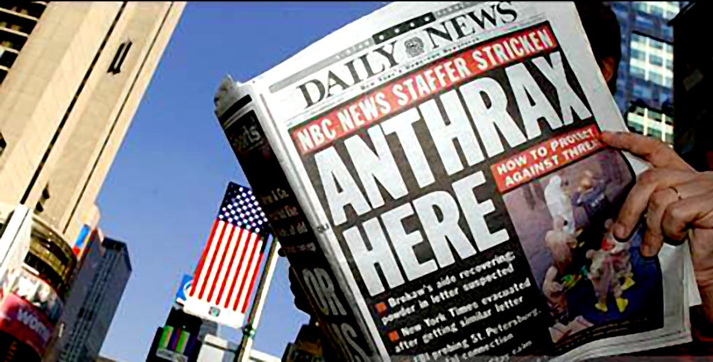 October 13, 2001 - "On Top Of Everything Else . . .Anthrax"